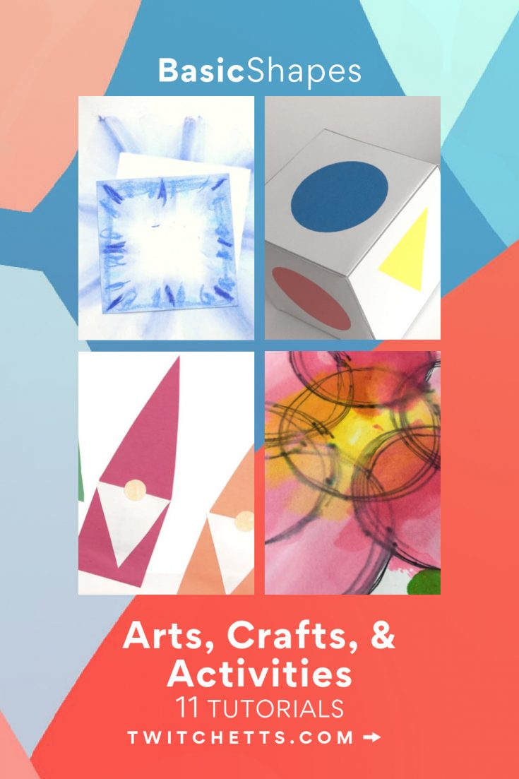 15 Easy Shape Crafts perfect for teaching shapes to preschoolers