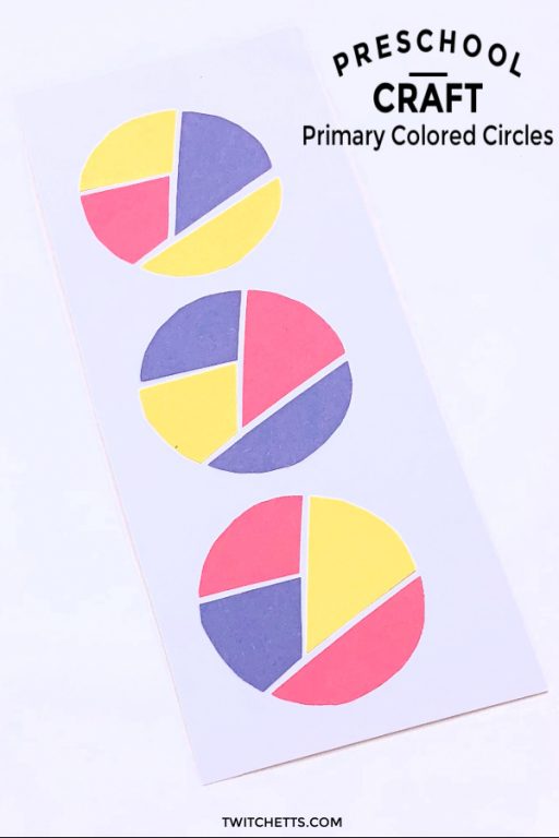 Easy Circle Craft for Preschoolers using Construction Paper - Twitchetts
