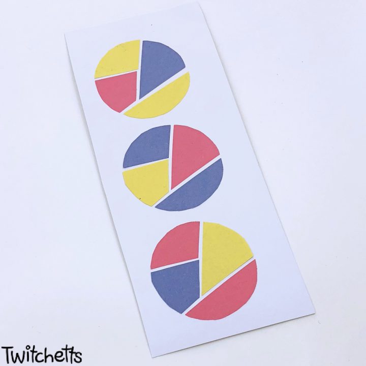 Easy Circle Craft for Preschoolers using Construction Paper - Twitchetts