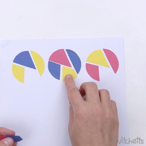Easy Circle Craft for Preschoolers using Construction Paper - Twitchetts