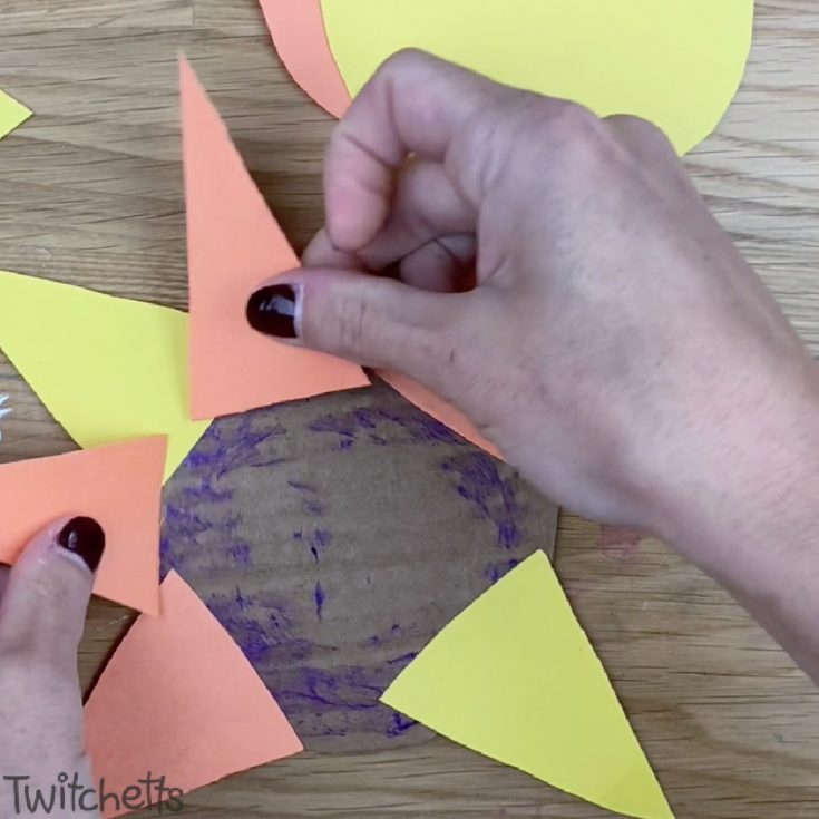 How to make a rising sun paper craft for kids - Twitchetts