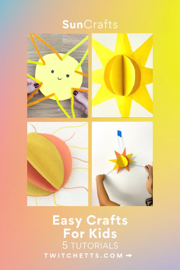 6 Easy Sun Crafts For Kids To Make - Twitchetts