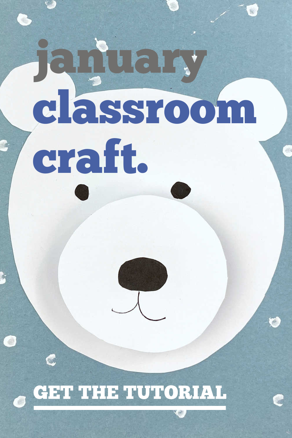 Easy Paper Polar Bear Craft That Kids Can Make - Twitchetts