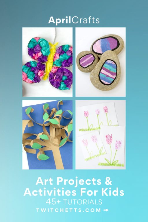 45+ easy April crafts for kids to make with preschool themes - Twitchetts