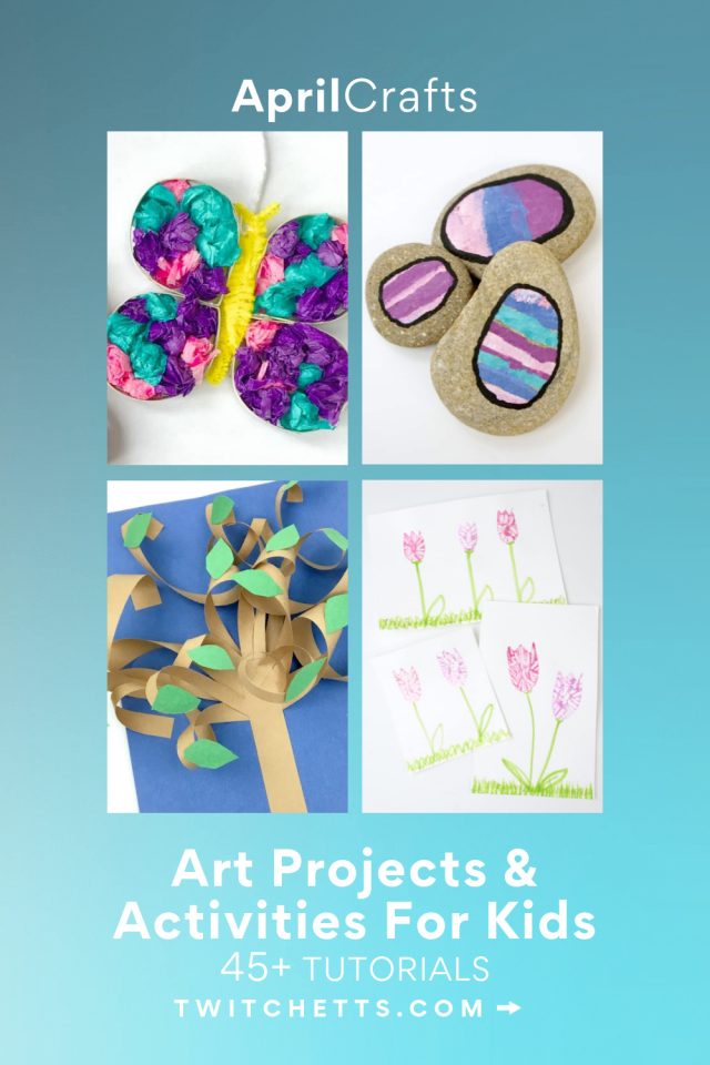 45+ easy April crafts for kids to make with preschool themes - Twitchetts