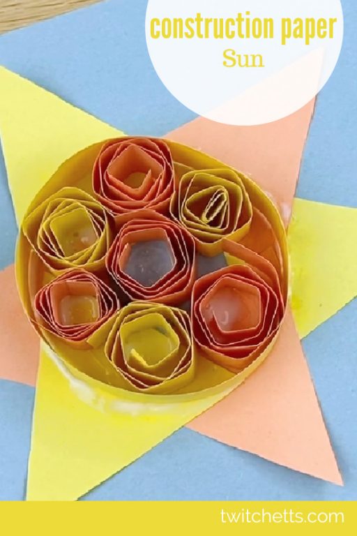 Easy Quilling Sun Craft for Kids to Make - Twitchetts