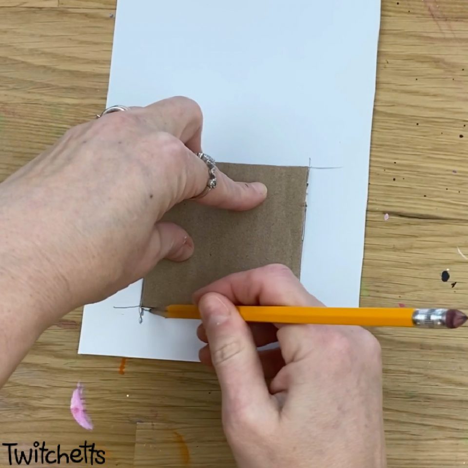 Easy Square Craft For Preschoolers To Make with Primary Colors