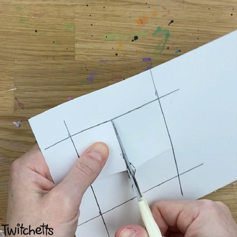 Easy Square Craft For Preschoolers To Make with Primary Colors