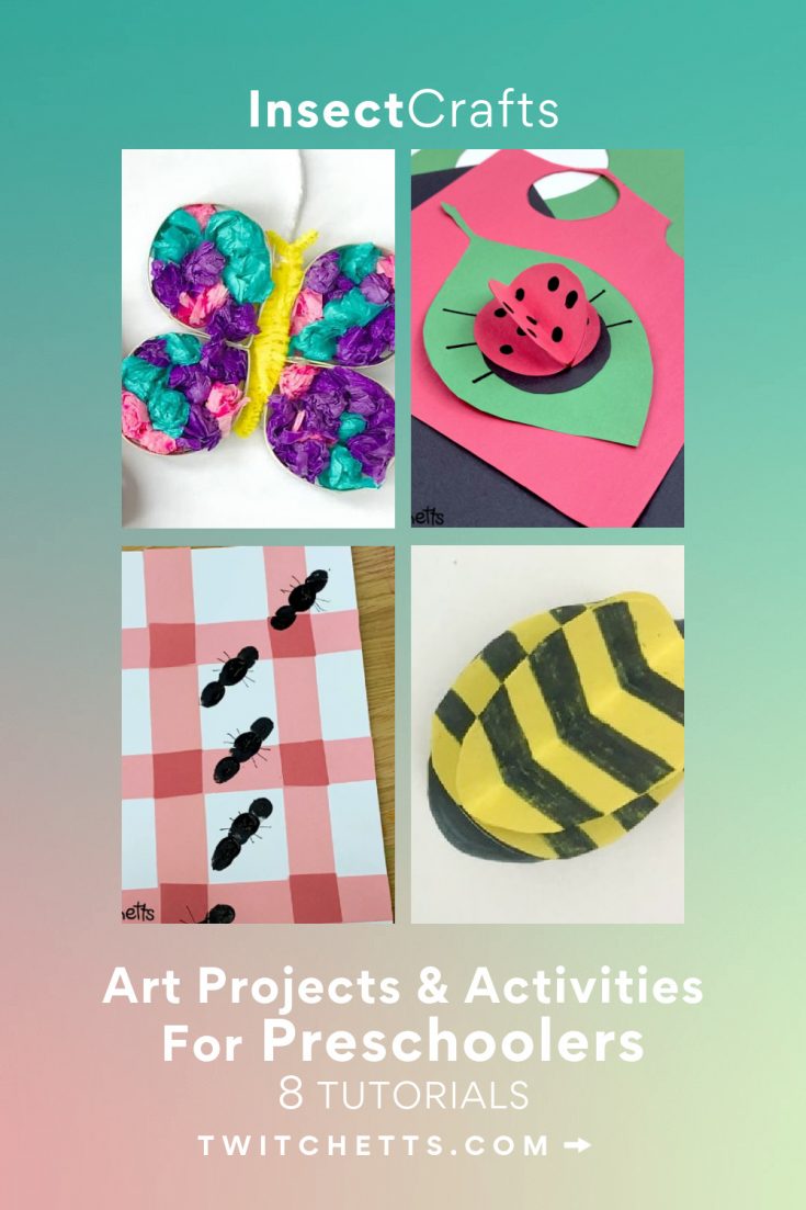 8 Simple Bug Crafts For Preschool Kids To Make - Twitchetts