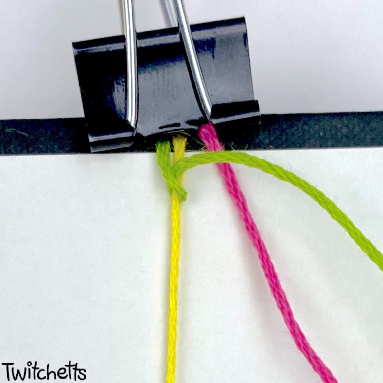 5 Important Friendship Bracelet Knots with step by step intructions