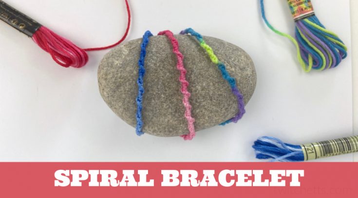 How to make a spiral bracelet: forward knot friendship bracelet ...