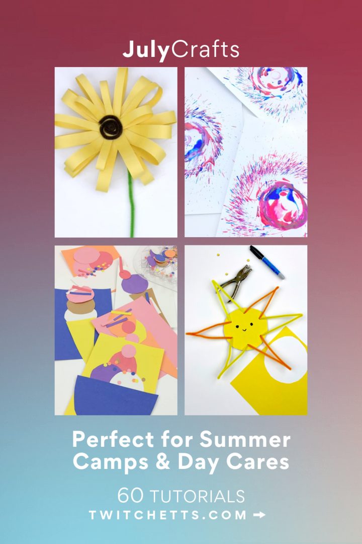 60 Fun July Crafts for Preschoolers to make - Twitchetts