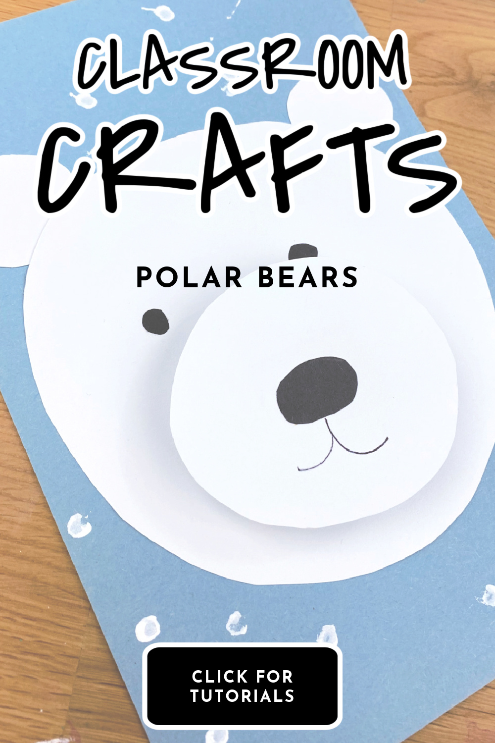 29 Cute Polar Bear Crafts for preschool kids to make - Twitchetts