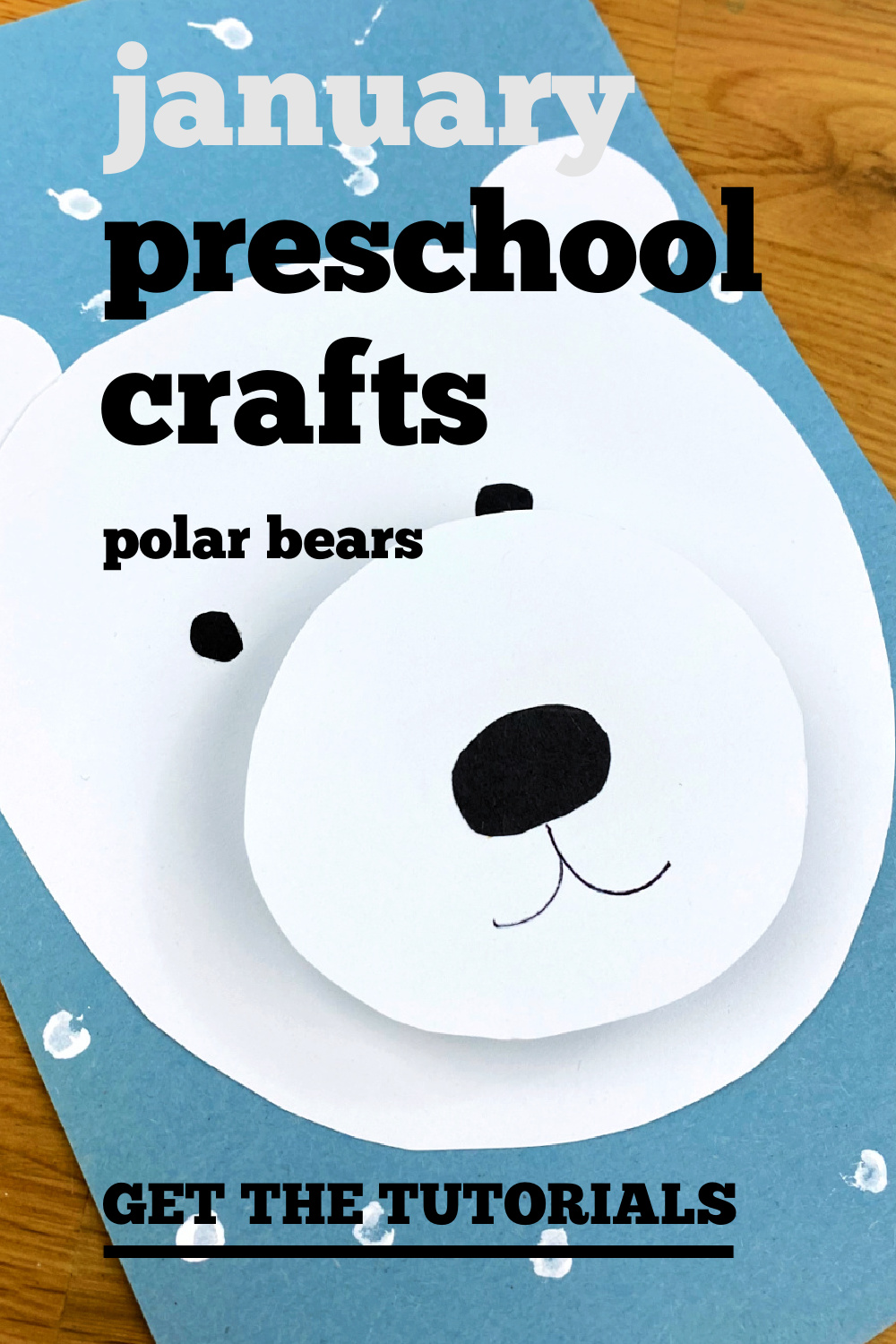 29 Cute Polar Bear Crafts for preschool kids to make - Twitchetts