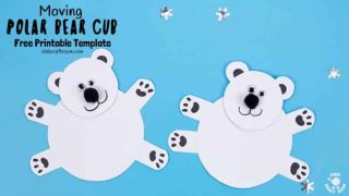 29 Cute Polar Bear Crafts for preschool kids to make - Twitchetts