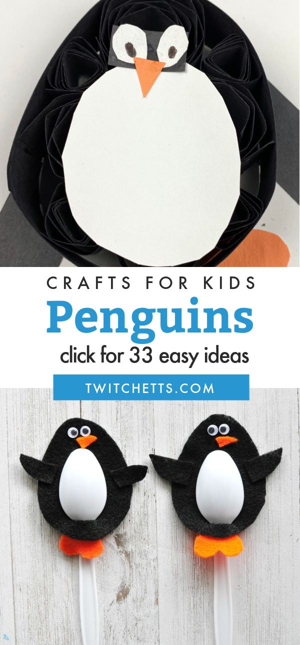 33 Adorable Penguin Crafts for preschoolers to make - Twitchetts