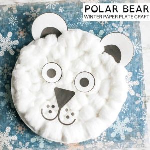 29 Cute Polar Bear Crafts for preschool kids to make - Twitchetts
