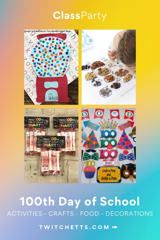 100 Days of School Ideas for Preschool: 24 Fun class party ideas