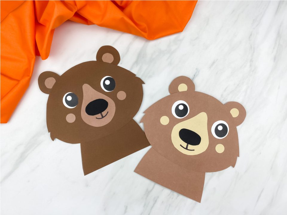 55 Cute Bear Crafts for Preschoolers to make - Twitchetts