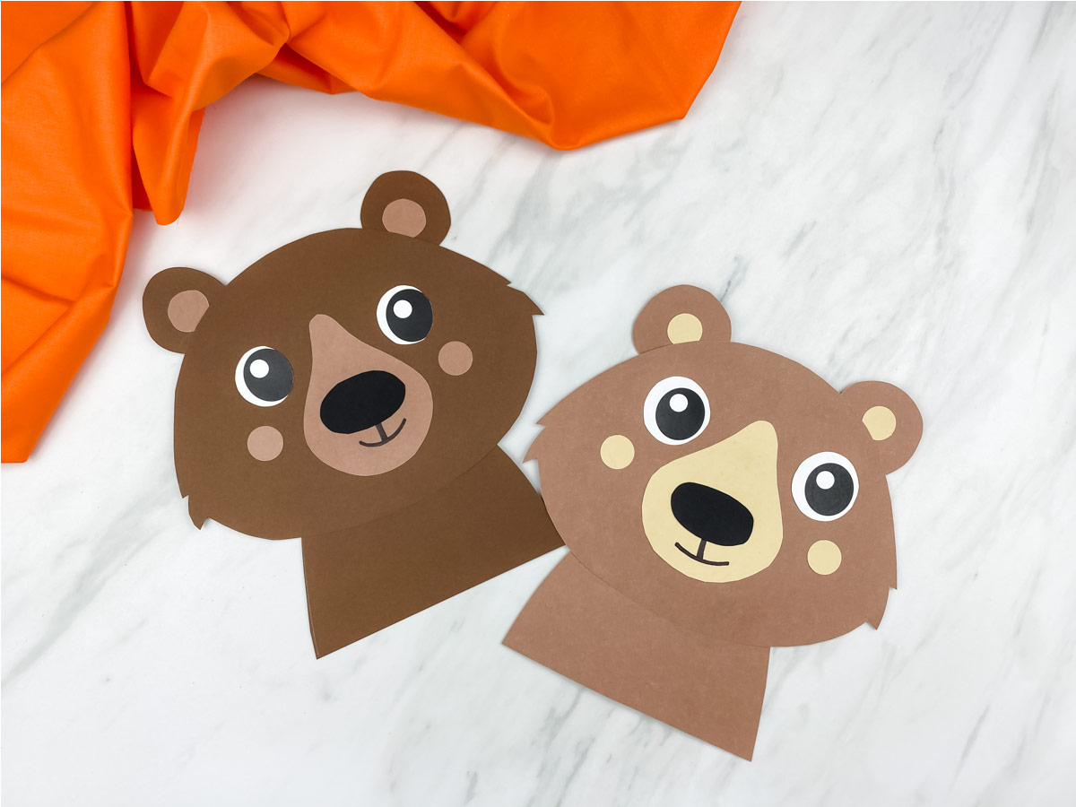 55 Cute Bear Crafts for Preschoolers to make - Twitchetts