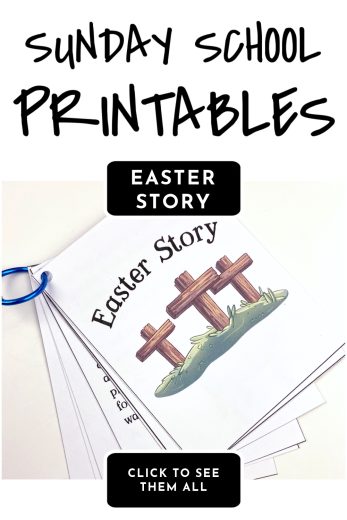 5 Easy printable Easter story activities for Sunday school kids