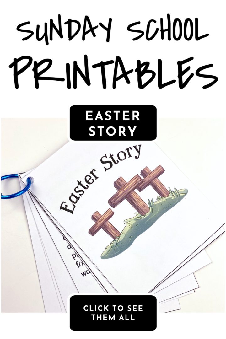 5 Easy printable Easter story activities for Sunday school kids