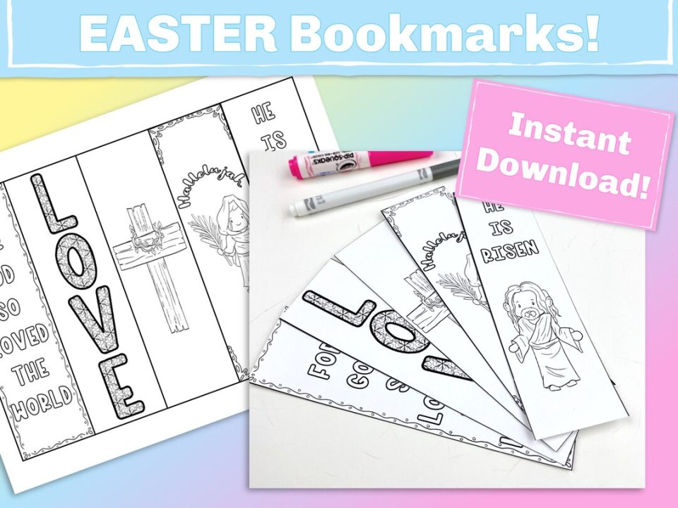 5 Easy printable Easter story activities for Sunday school kids