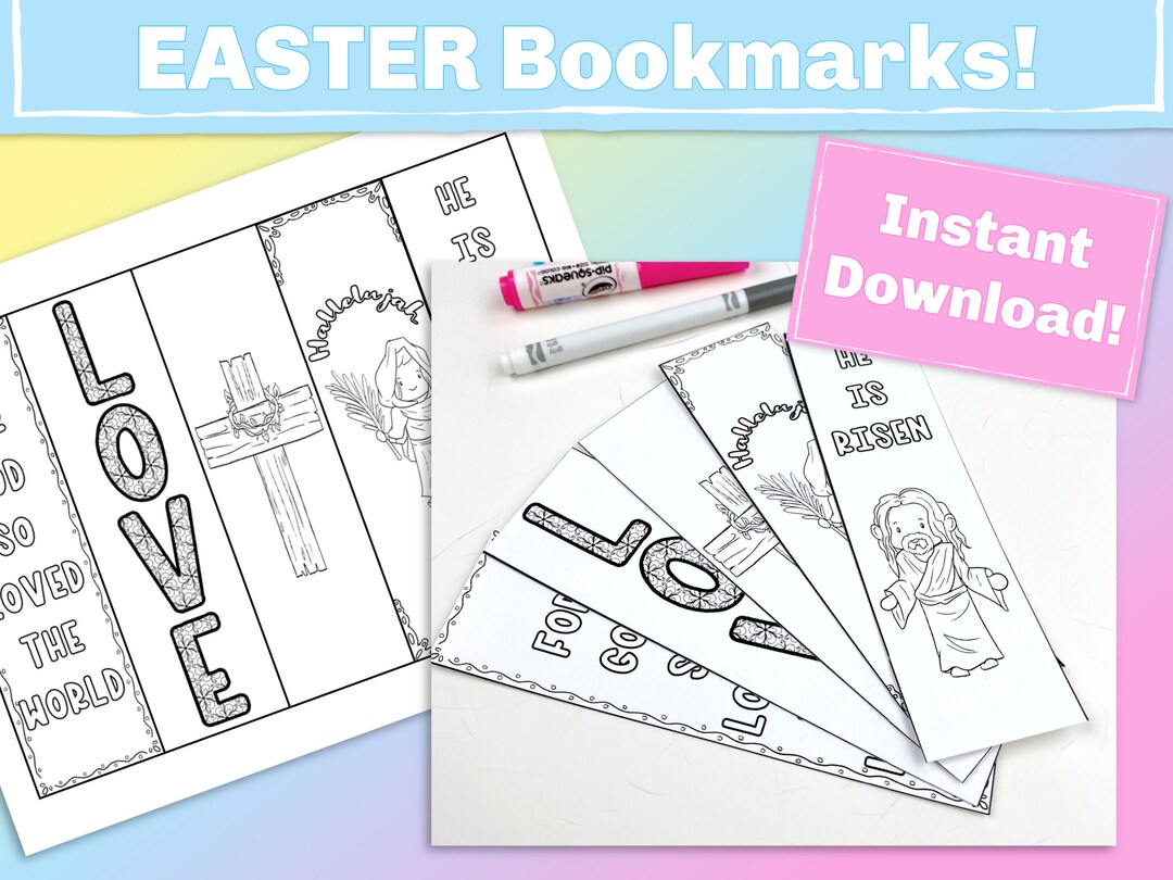 5 Easy printable Easter story activities for Sunday school kids