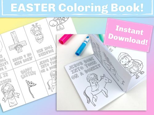 5 Easy printable Easter story activities for Sunday school kids