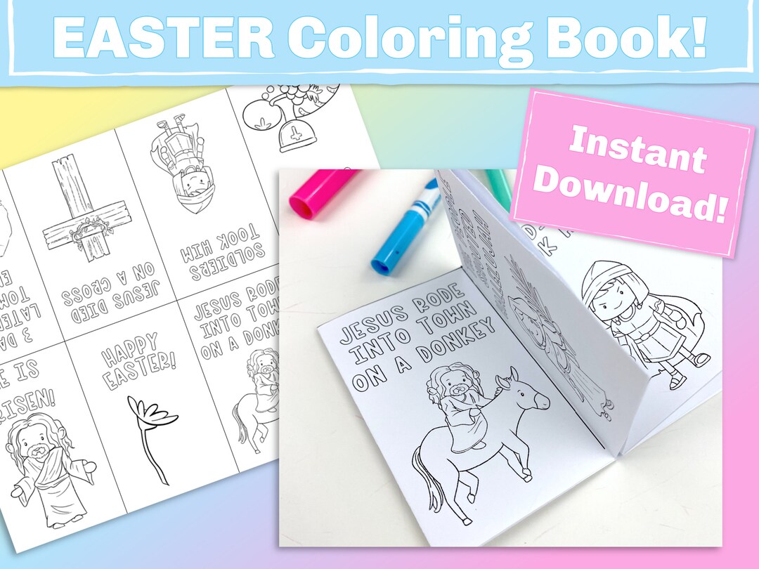 5 Easy printable Easter story activities for Sunday school kids