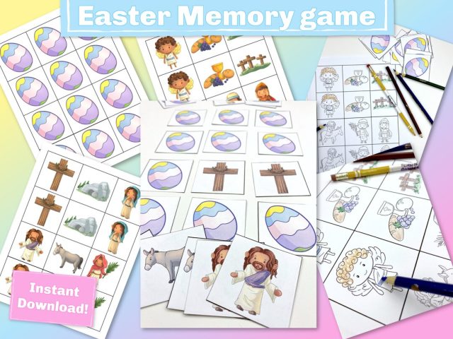 5 Easy printable Easter story activities for Sunday school kids