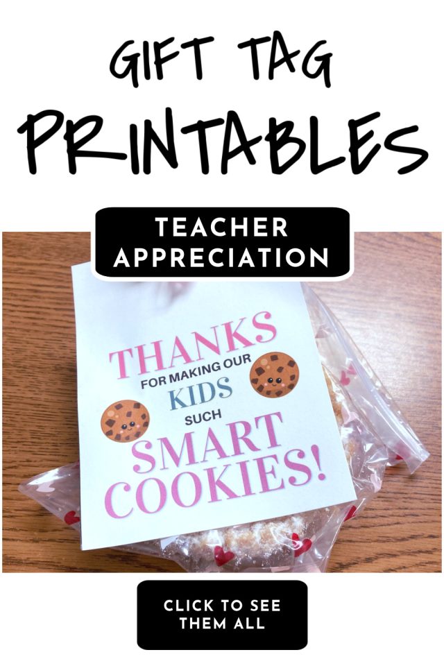 Teacher Appreciation Week Printables: Easy & fun - Twitchetts