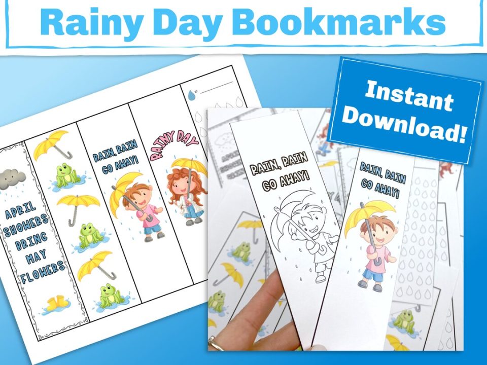 Printable Rain Activities for Preschoolers - Twitchetts