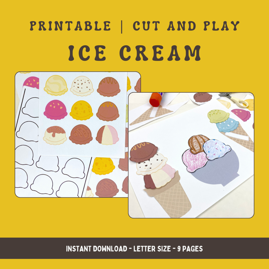 Construction Paper Ice Cream Shop Video - Twitchetts